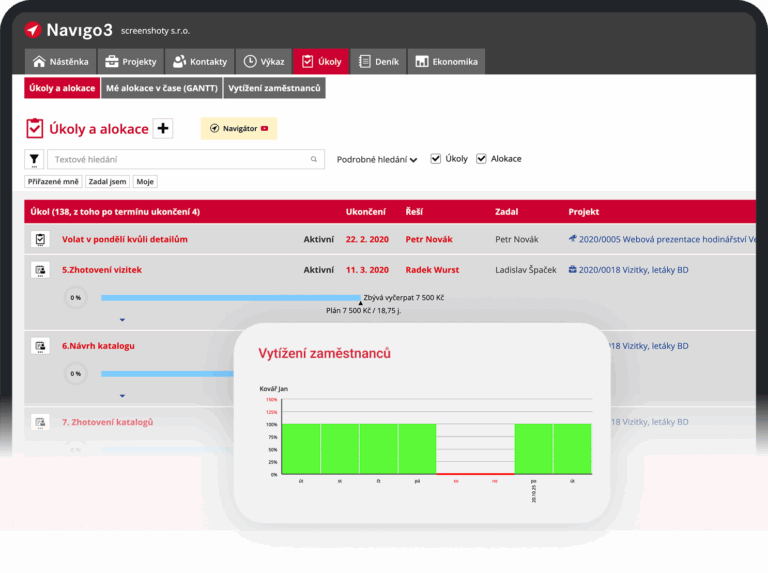 Navigo3 | software pro řízení projektů i celé firmy
